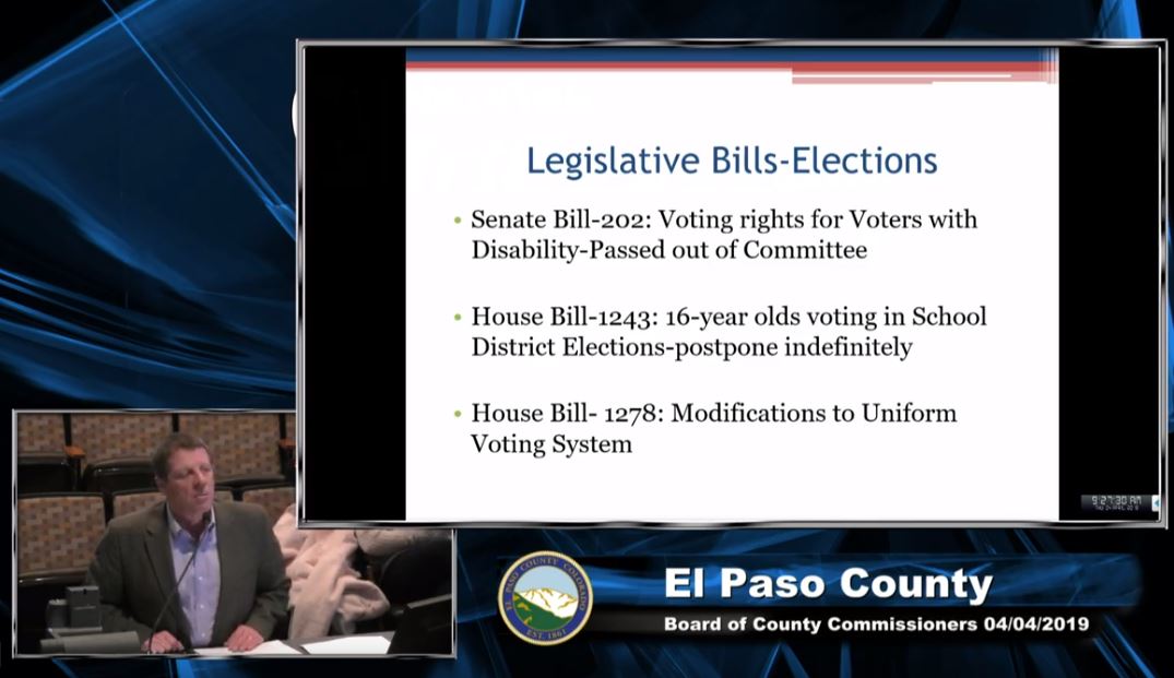Clerk And Recorder Provides An Update On State Bills That Could Increase